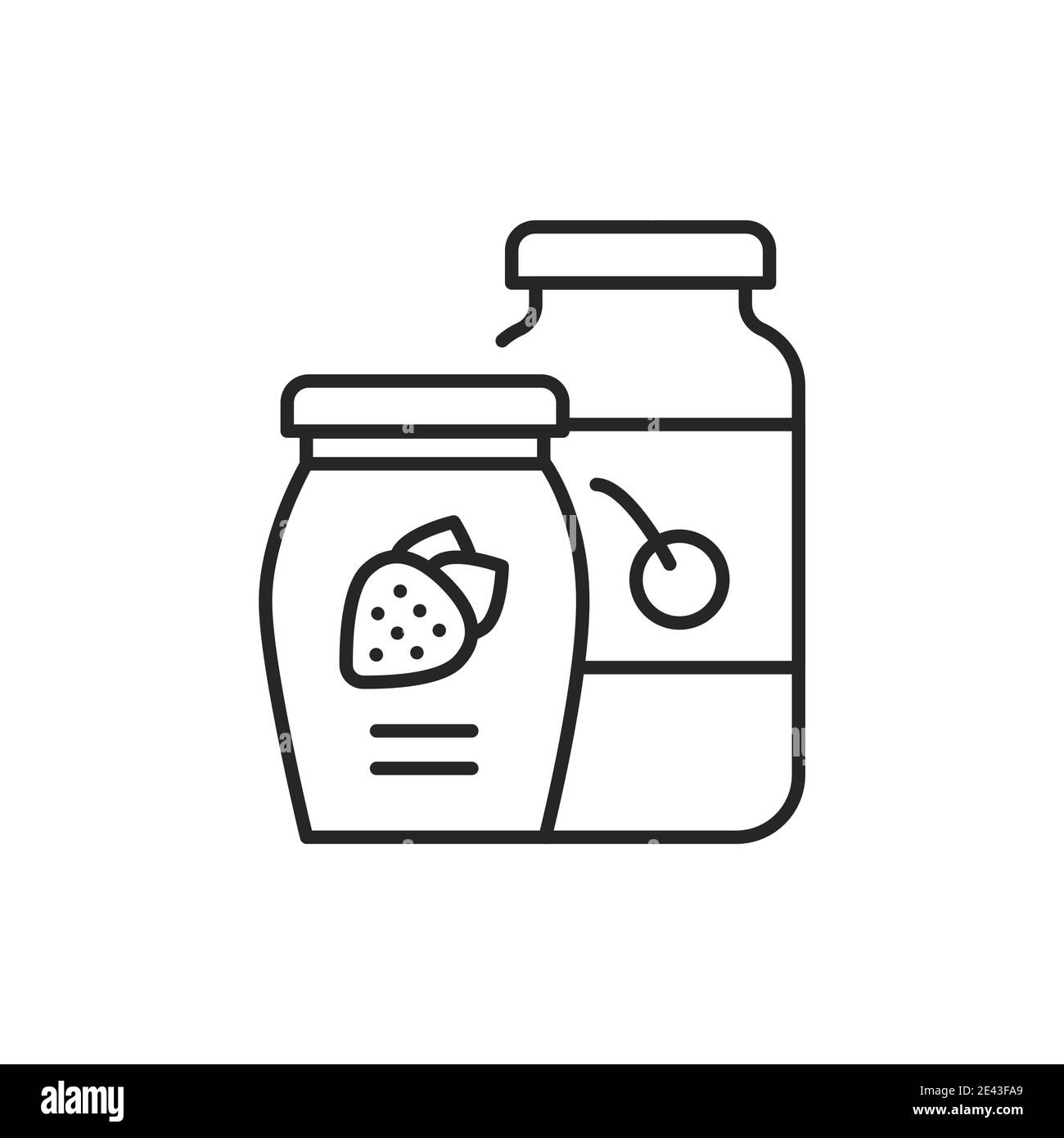 Jam jar clipart hi-res stock photography and images - Alamy