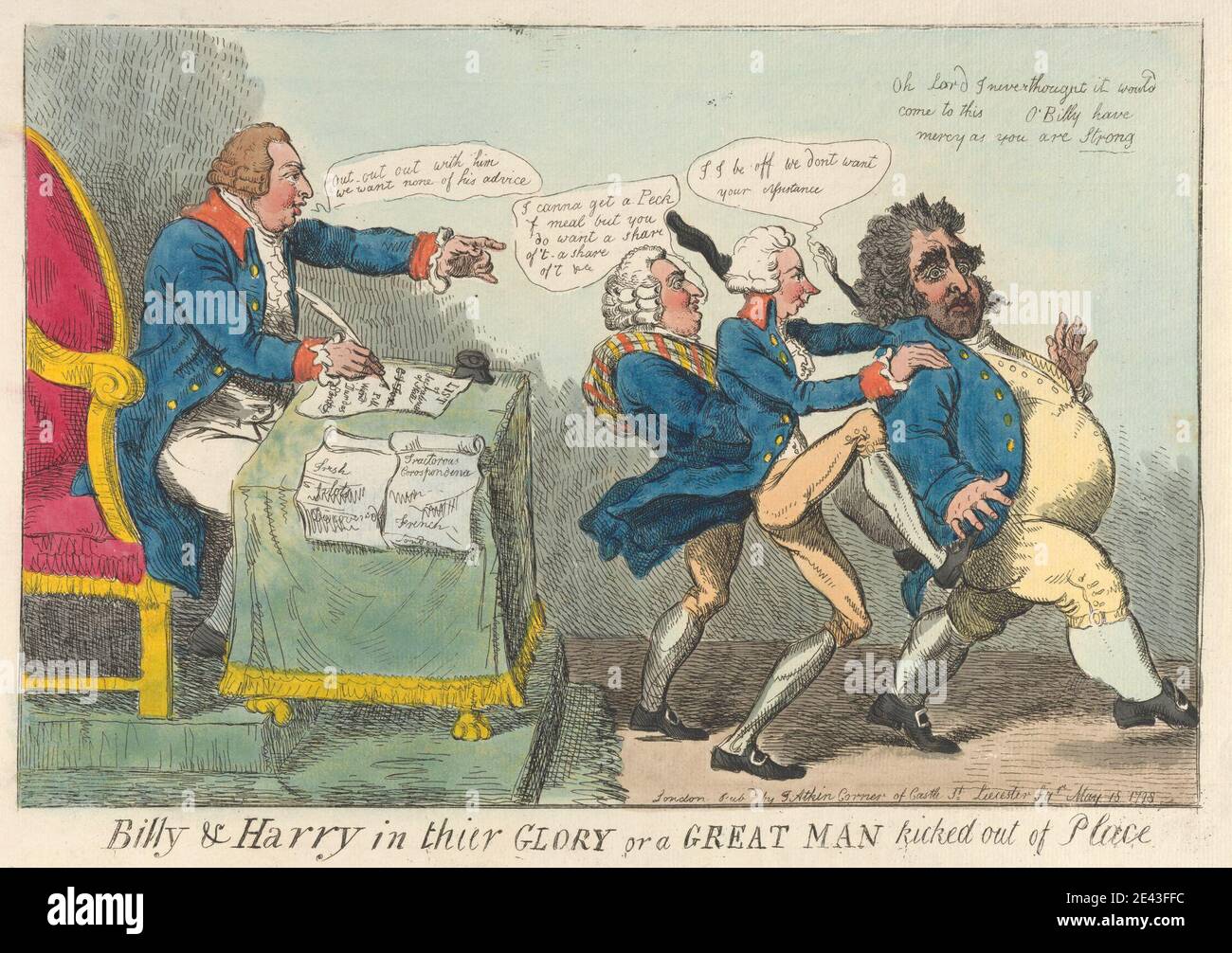 Isaac Cruikshank, 1756â€“1810, British, Billy & Harry in Their Glory or ...