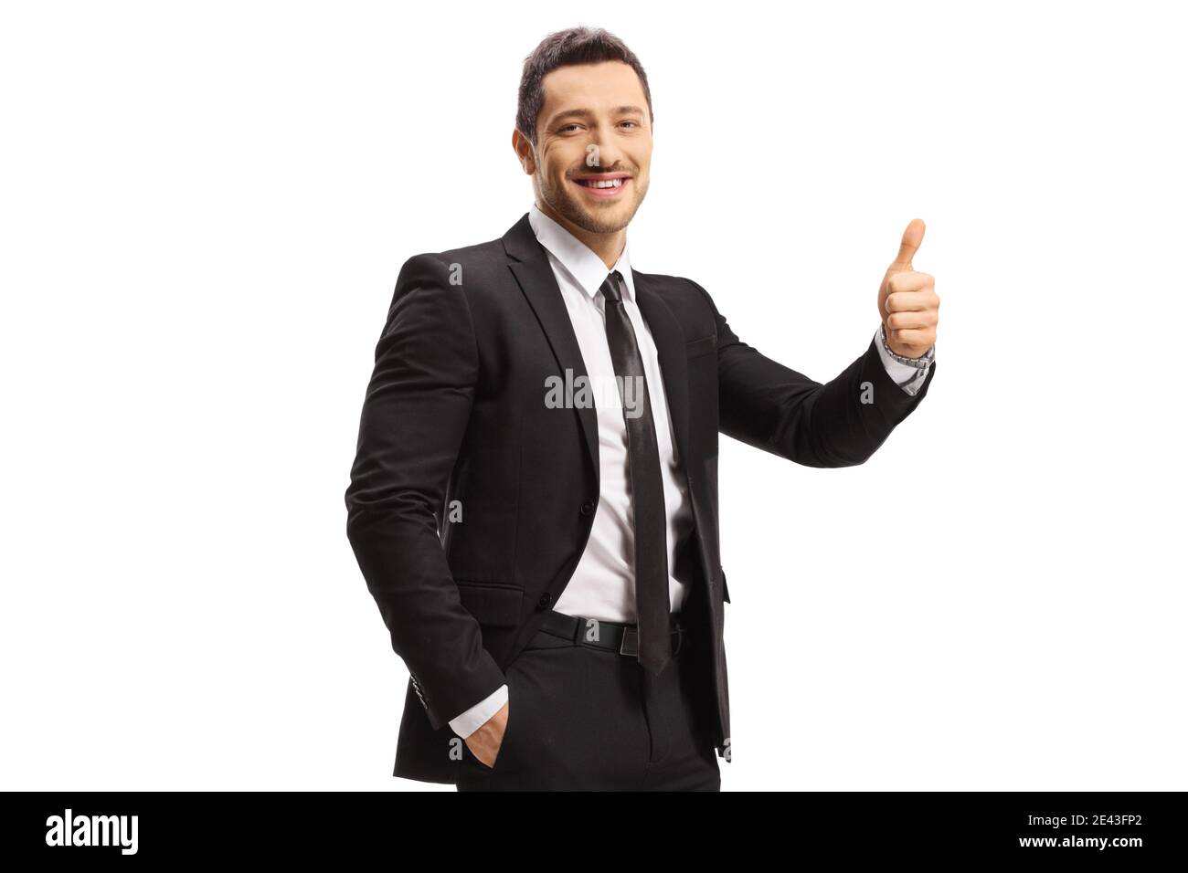 Smiling Man With Thumbs Up