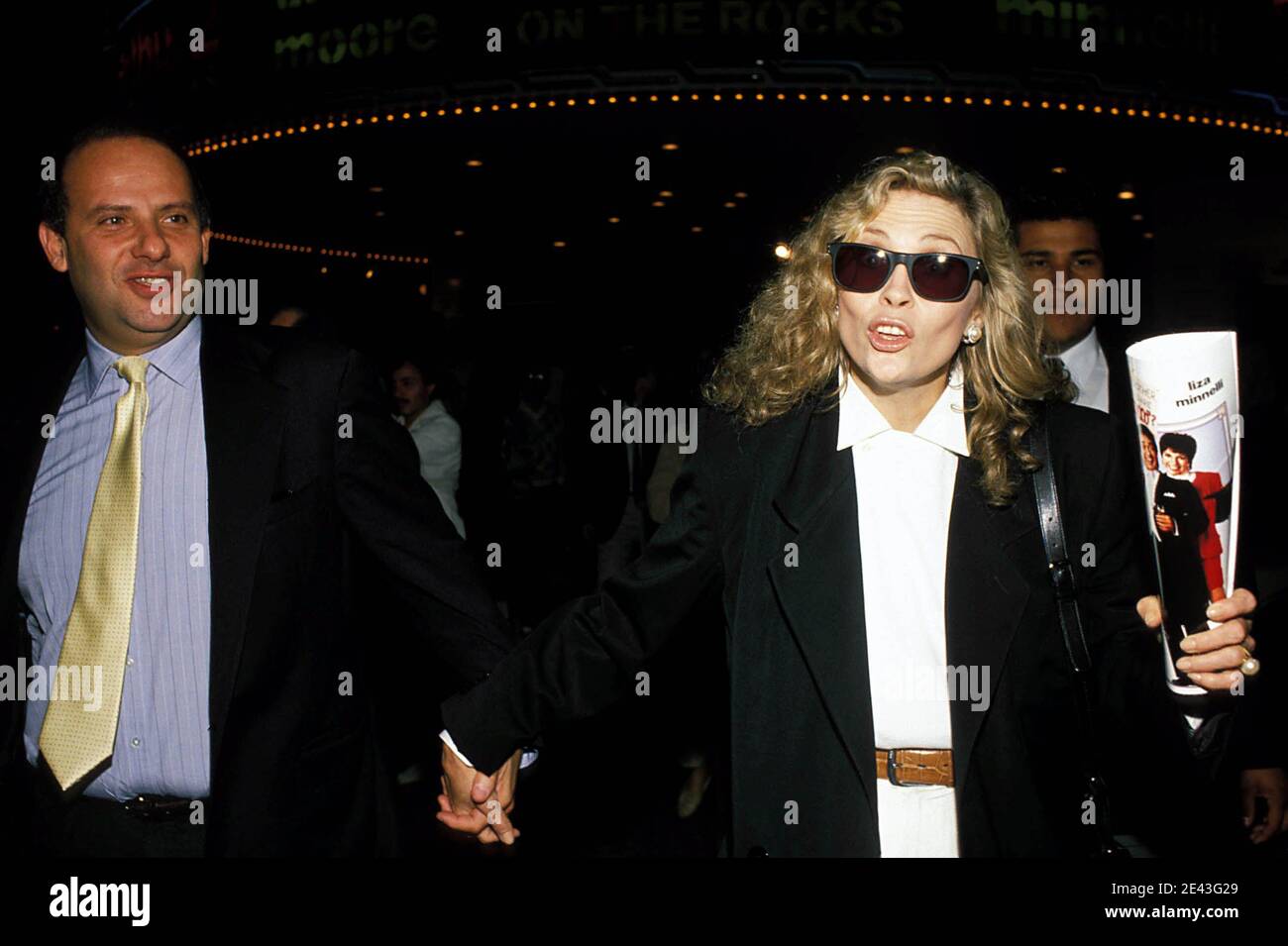 Faye Dunaway And Warren Lieberhard 1988 Credit: Ralph Dominguez ...