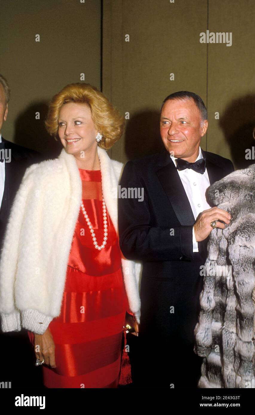Frank Sinatra And Wife Barbara 1983 Credit: Ralph Dominguez/MediaPunch ...