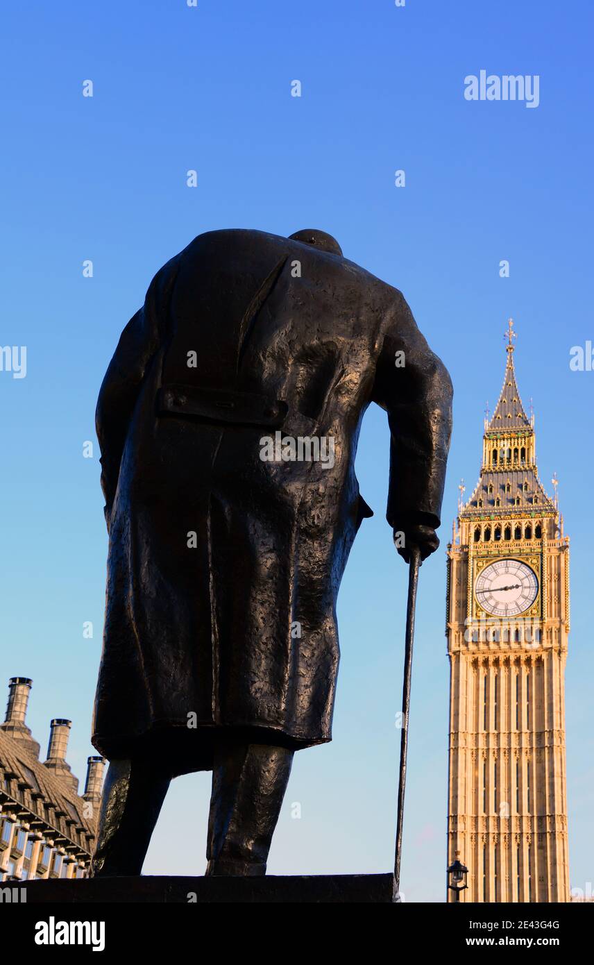 Winston churchill building european parliament hi-res stock photography ...