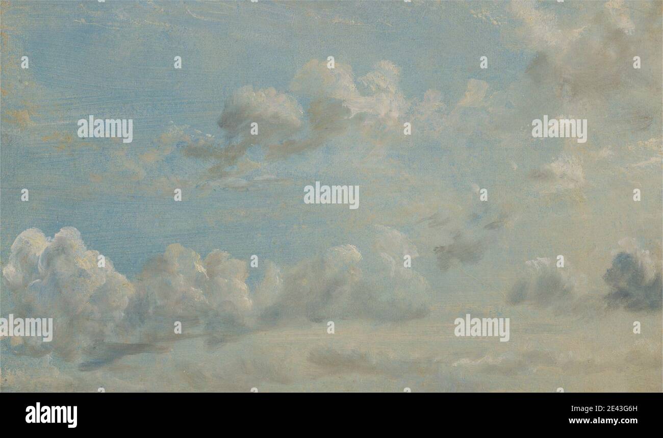 John Constable, 1776â€“1837, British, Cloud Study, 1822. Oil on paper ...