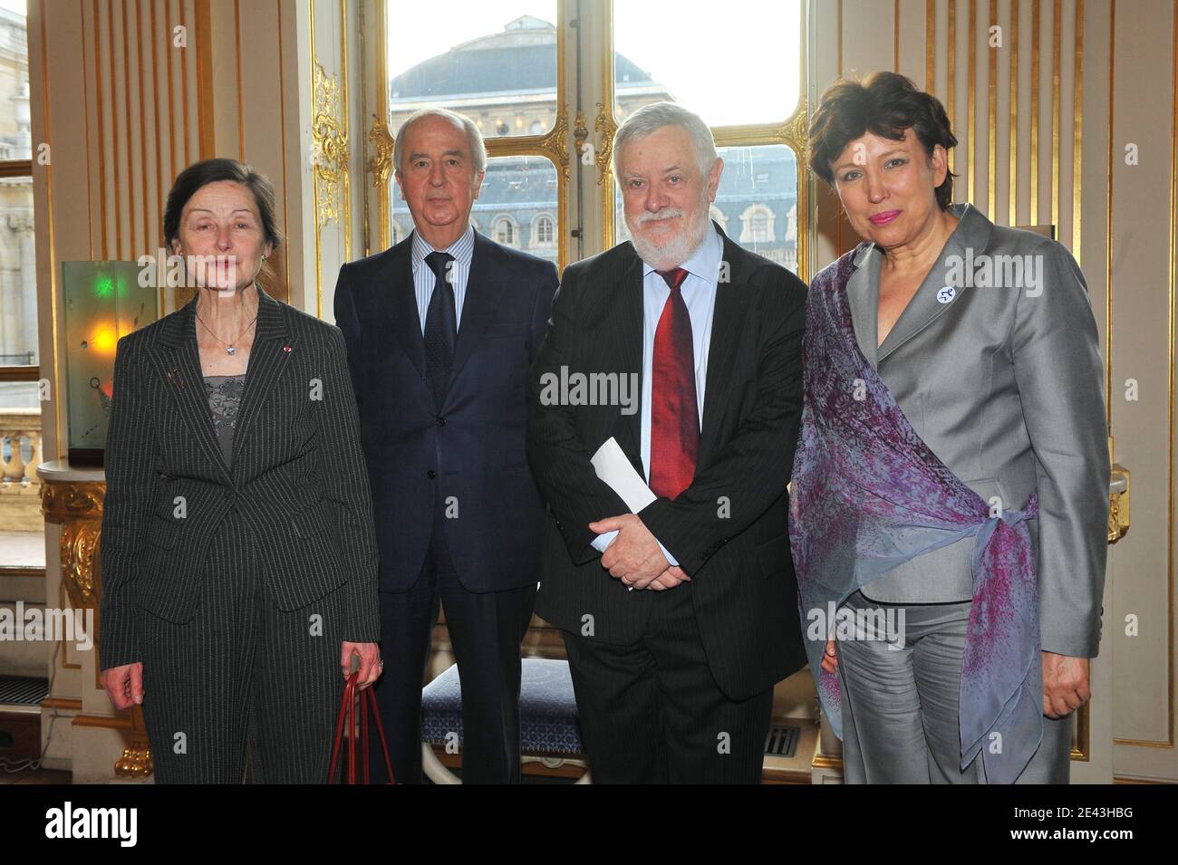 Professor Yves Coppens, Edouard Balladur, Roselyne Bachelot and ...