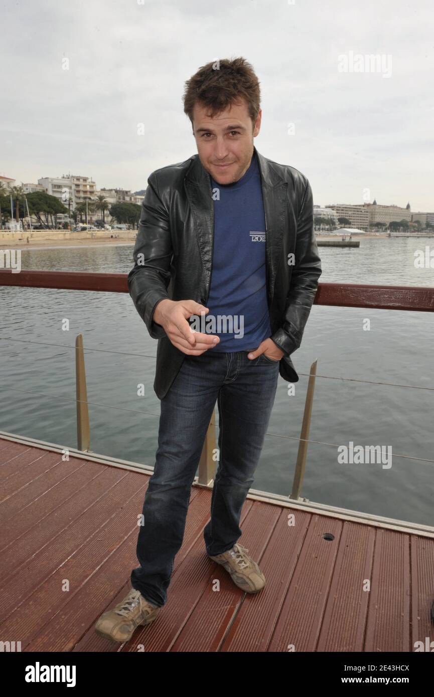 Autralian Roger Corser poses during the MIP TV in Cannes, France on ...