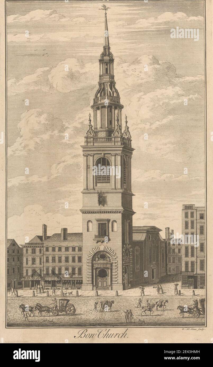 William Henry Toms, ca. 1700â€“ca. 1750, British, Bow Church, c. 1740 ...