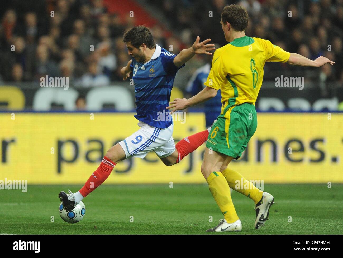 France's Andre Pierre Gignac during the World Cup, group 7, qualifying ...
