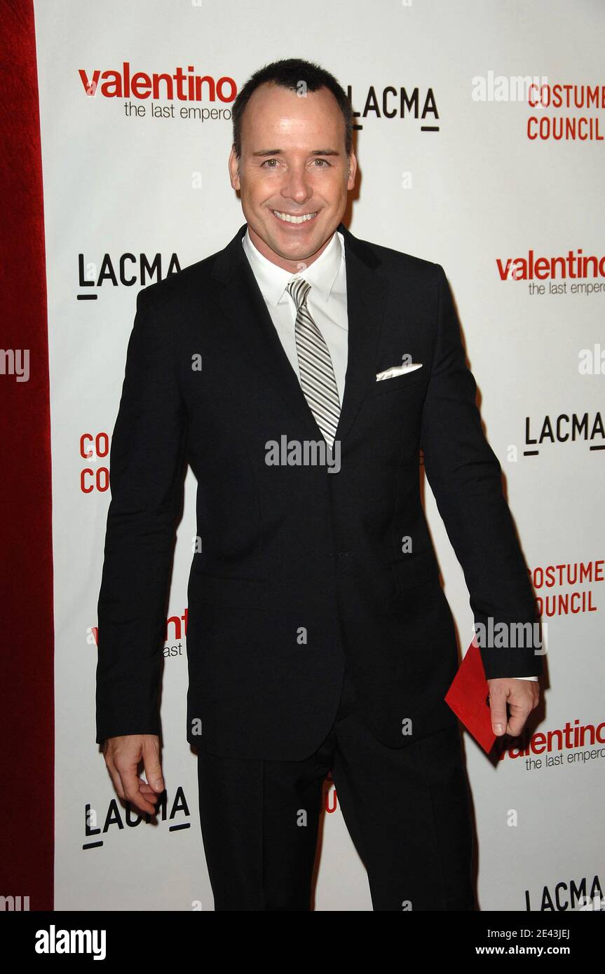 David Furnish arriving at the West Coast Premiere of 'Valentino: The ...