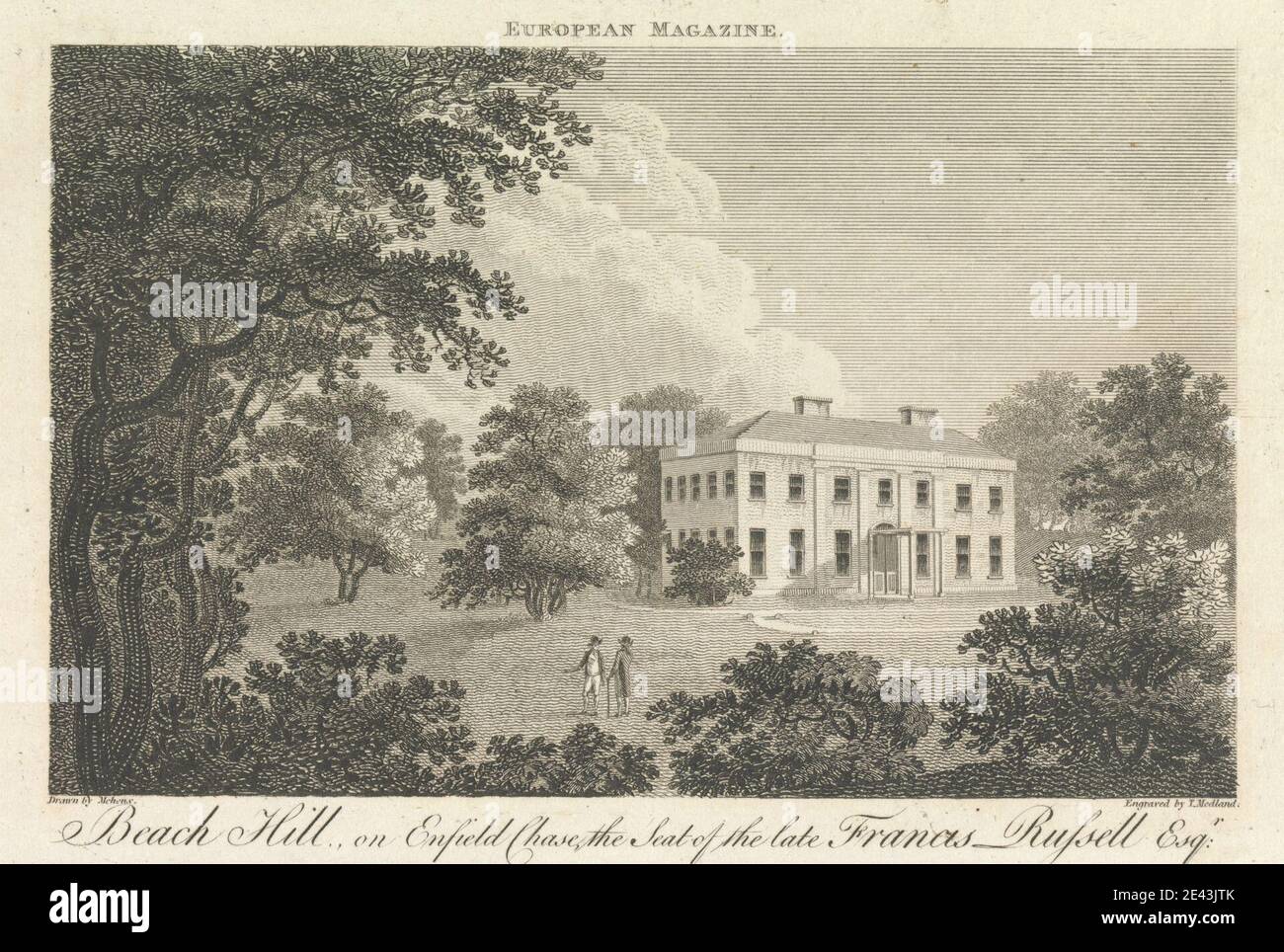 Thomas Medland, 1755â€“1823, British, Beach Hill, on Enfield Chase, the ...