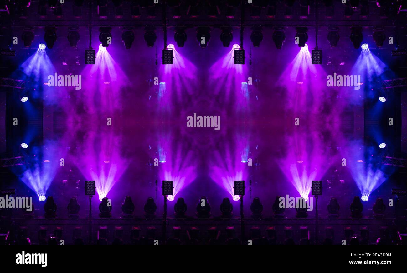 Abstract texture background for design. Stage light and smoke on stage ...