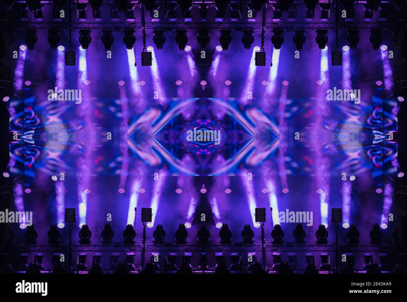 Abstract texture background for design. Stage light and smoke on stage ...