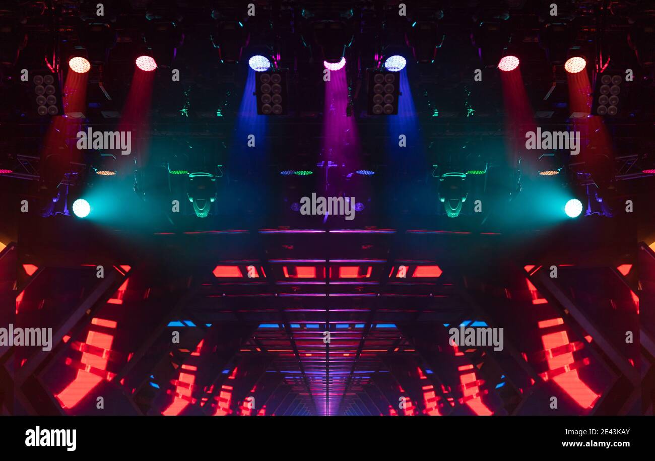 Abstract texture background for design. Stage light and smoke on stage ...