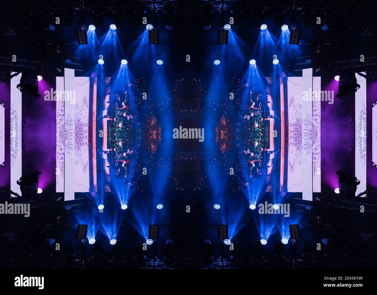 Abstract texture background for design. Stage light and smoke on stage ...