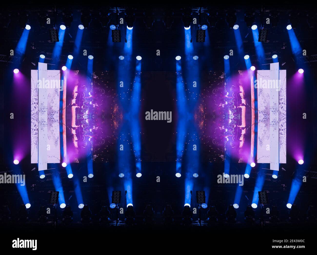 Abstract texture background for design. Stage light and smoke on stage ...