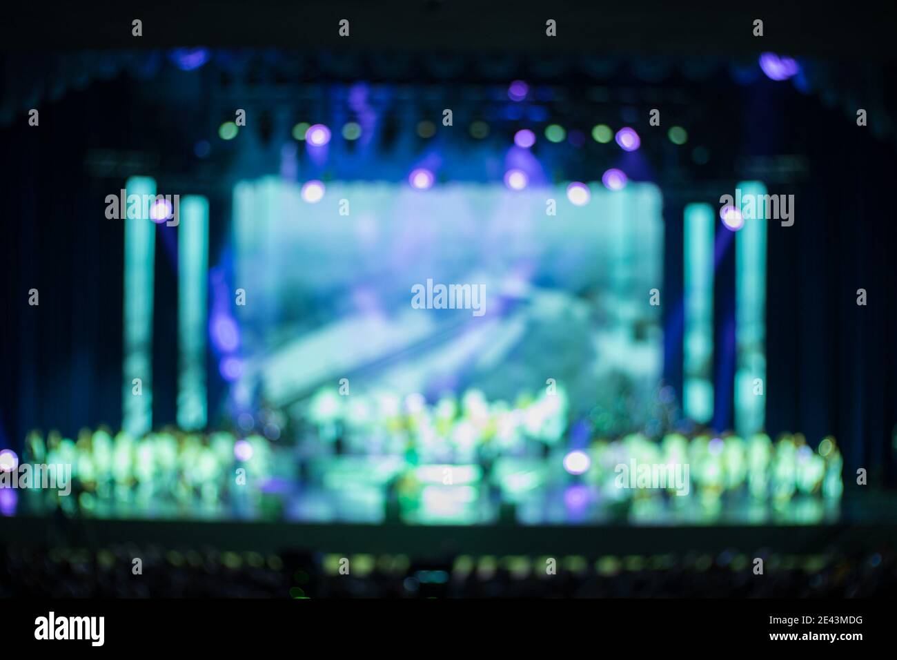 Texture blur and defocus, background for design. Stage light at a ...