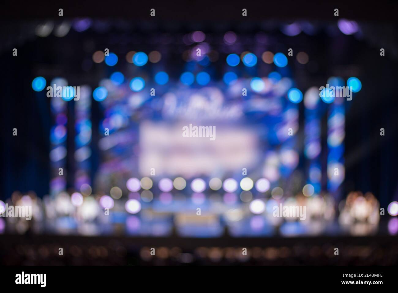 Texture blur and defocus, background for design. Stage light at a ...