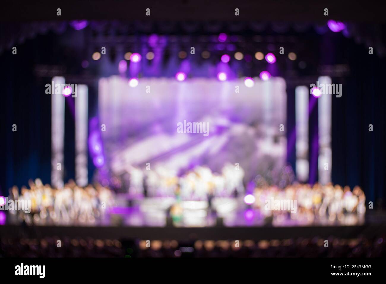 Texture blur and defocus, background for design. Stage light at a ...