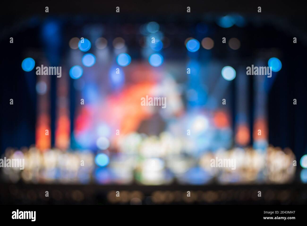 Texture blur and defocus, background for design. Stage light at a ...