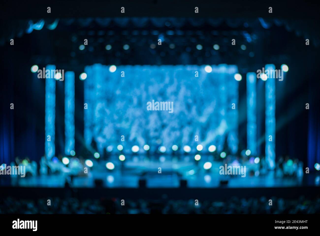 Texture blur and defocus, background for design. Stage light at a ...