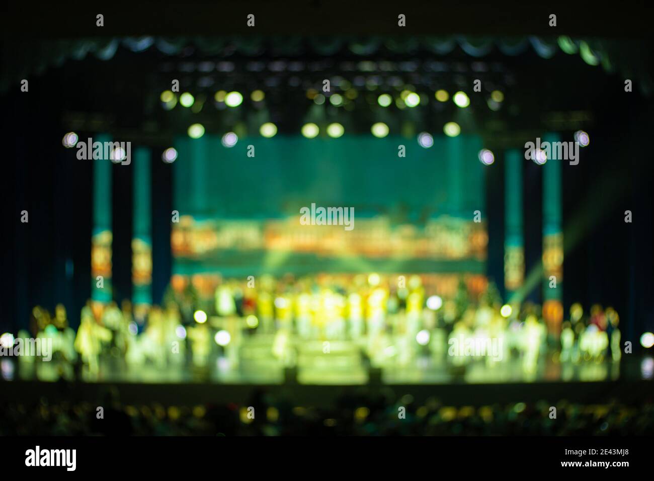 Texture blur and defocus, background for design. Stage light at a ...