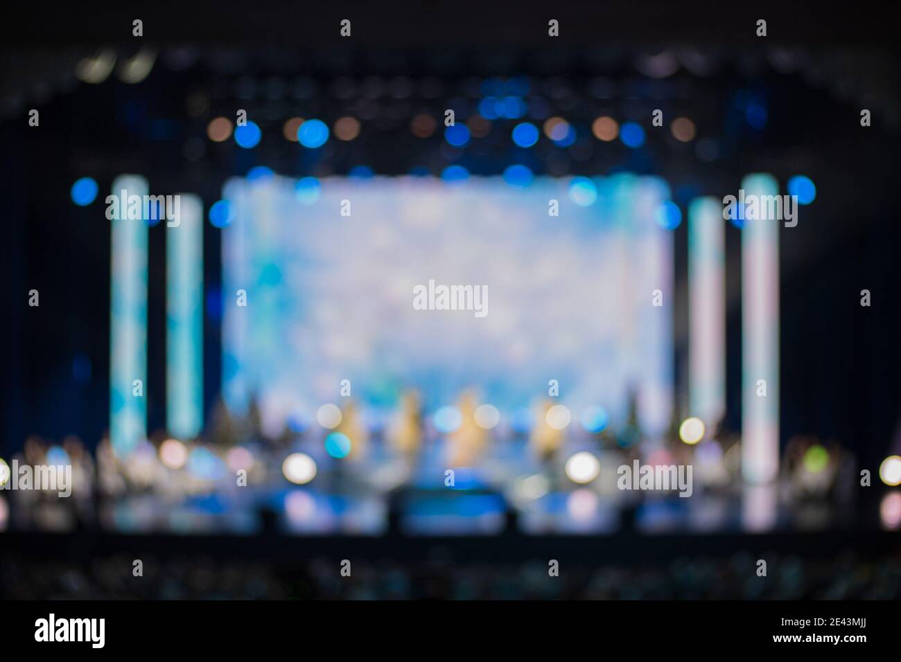 Texture blur and defocus, background for design. Stage light at a ...