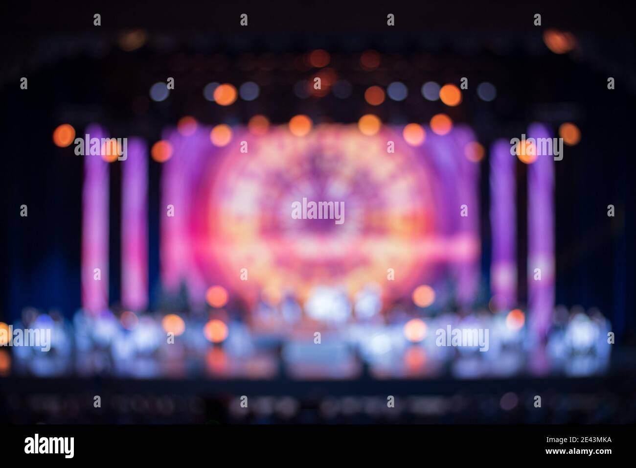 Texture blur and defocus, background for design. Stage light at a ...