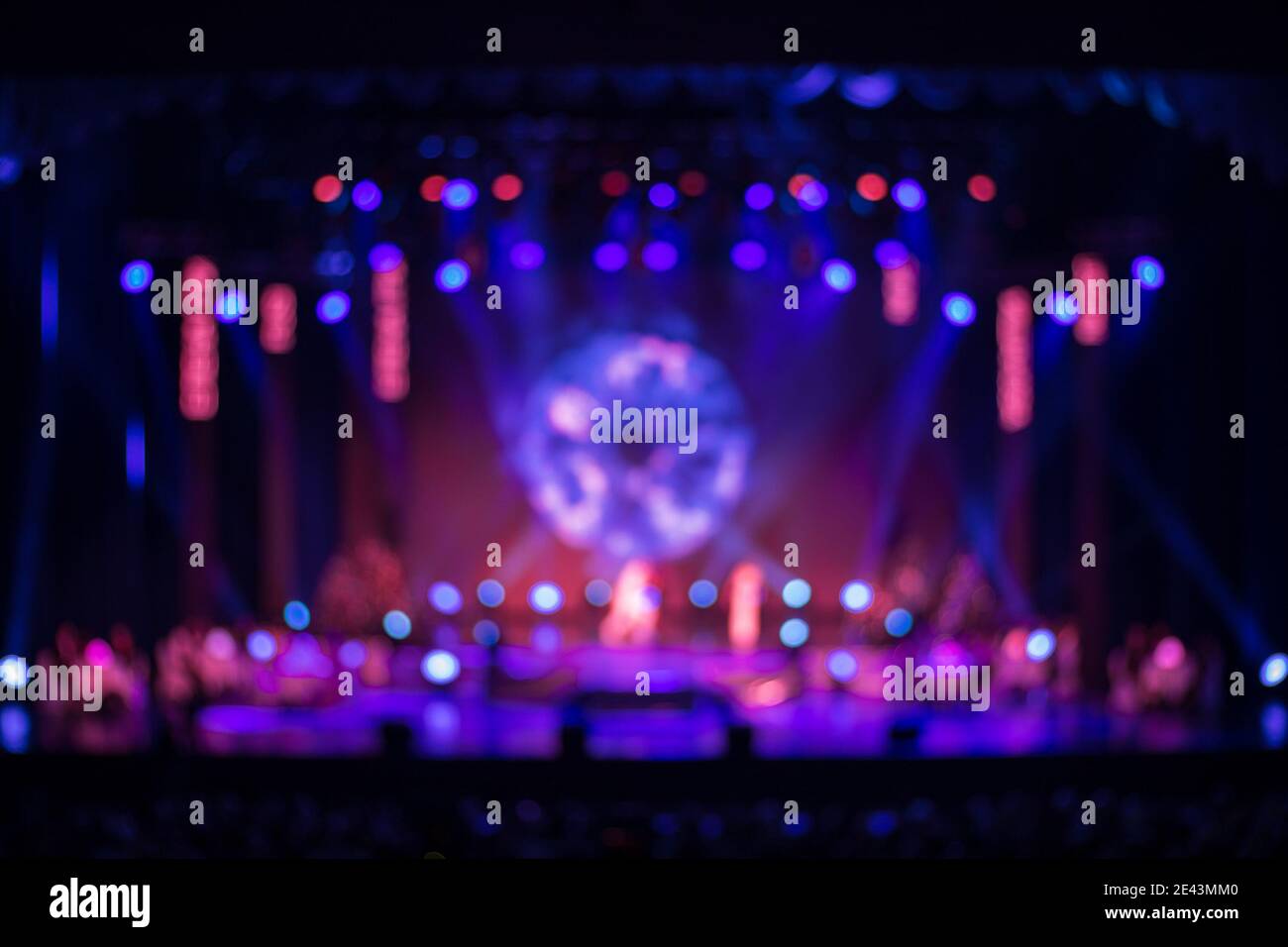 Texture blur and defocus, background for design. Stage light at a ...