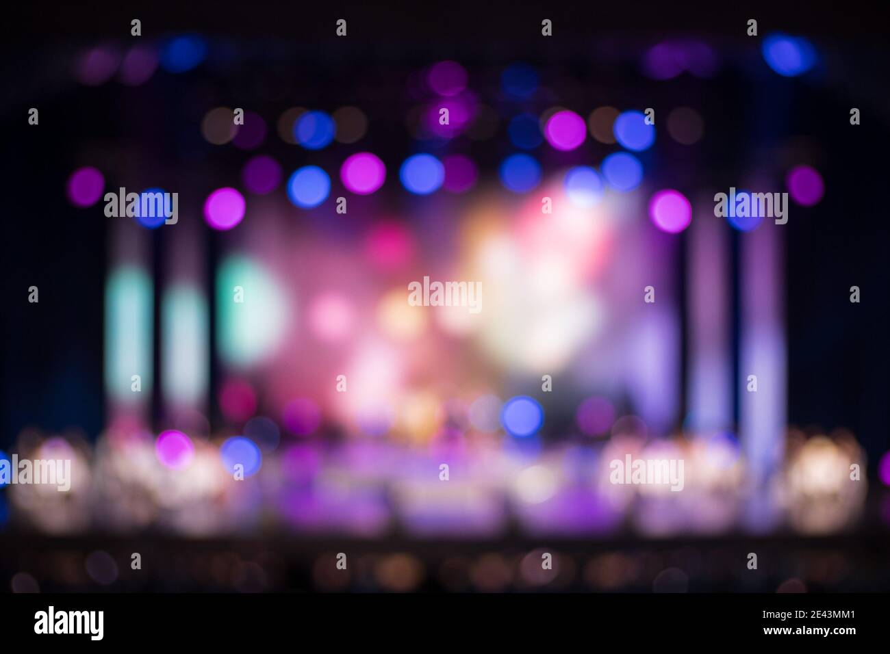 Texture blur and defocus, background for design. Stage light at a ...