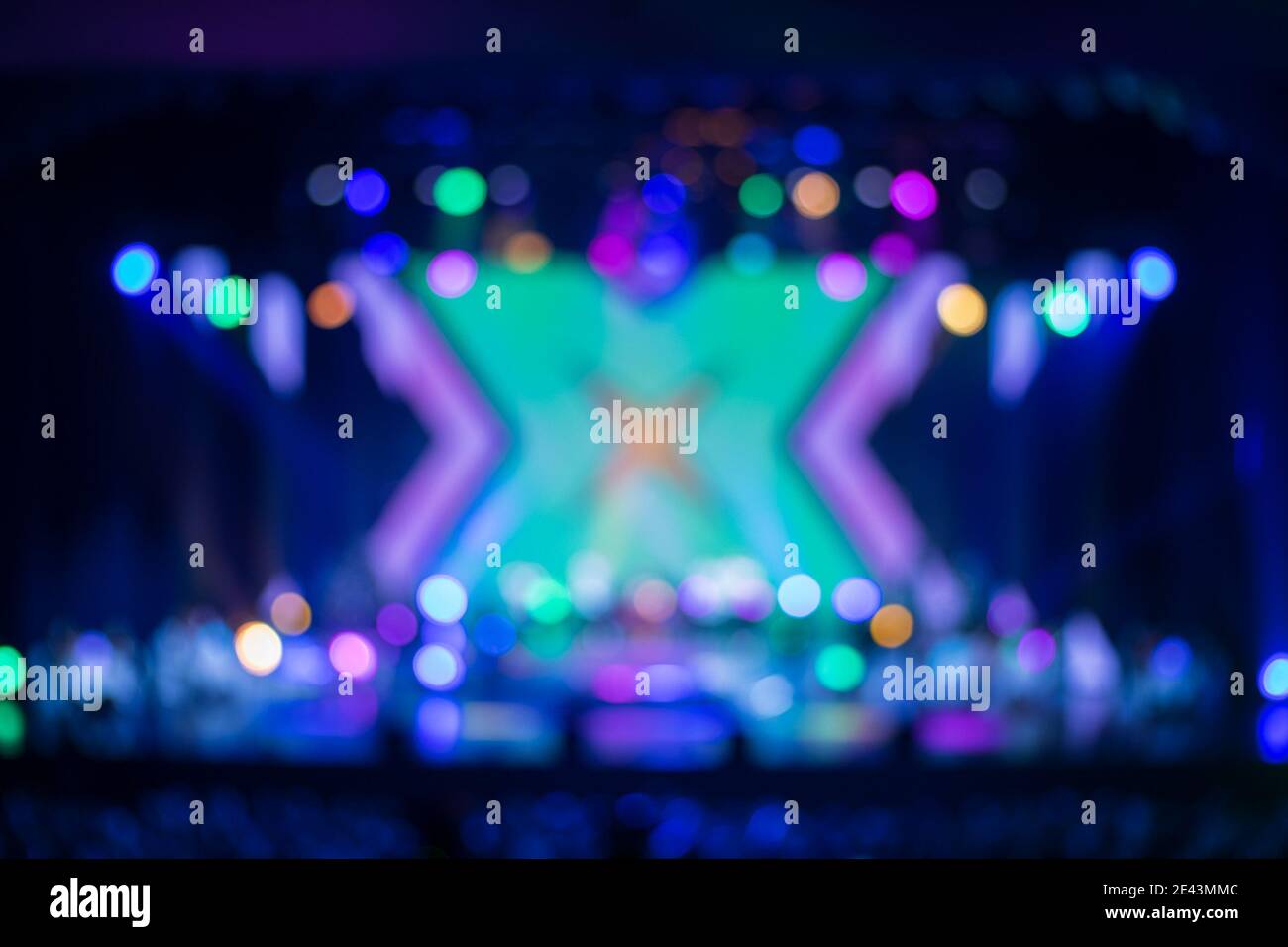 Texture blur and defocus, background for design. Stage light at a ...