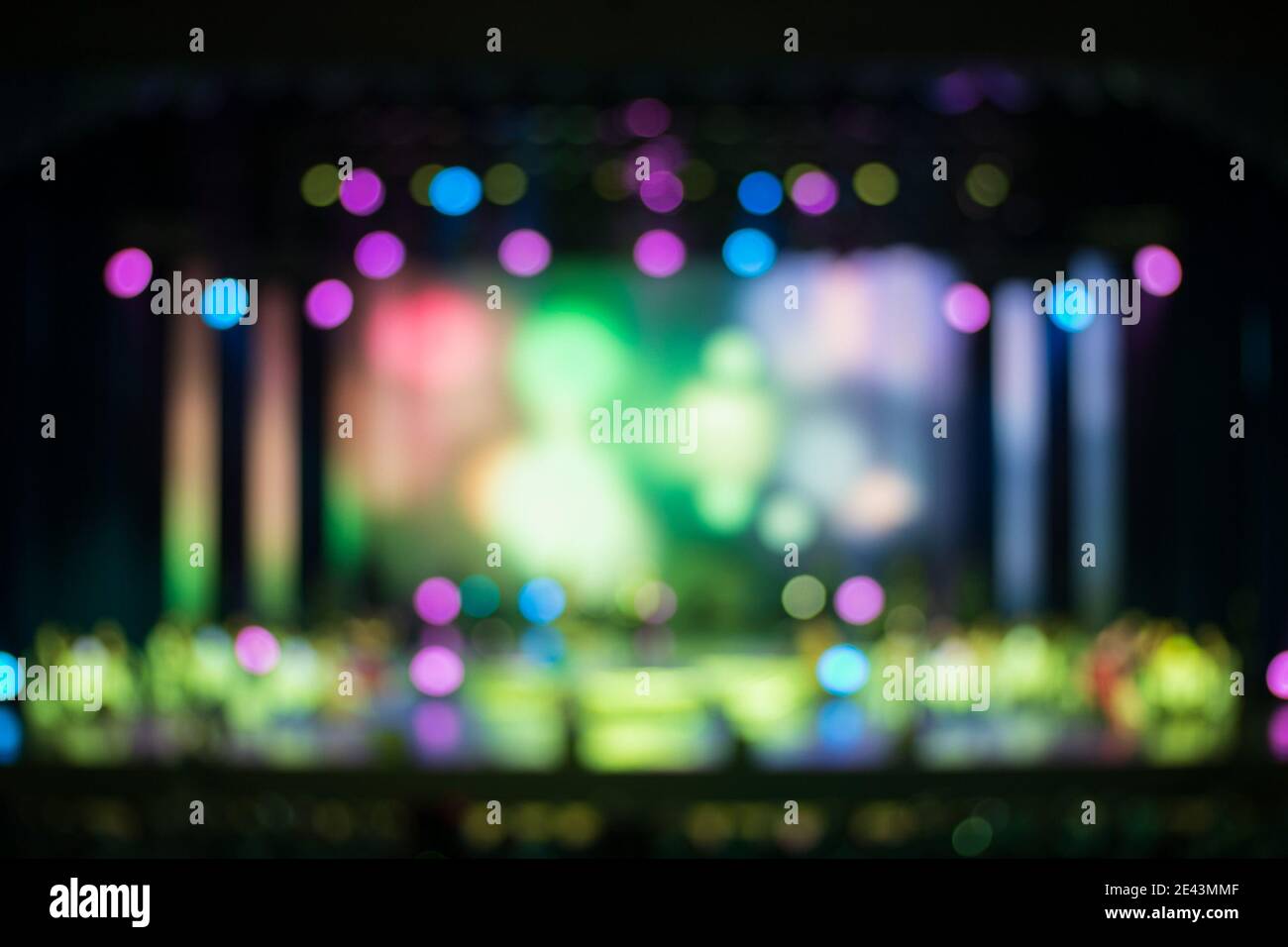 Texture blur and defocus, background for design. Stage light at a ...