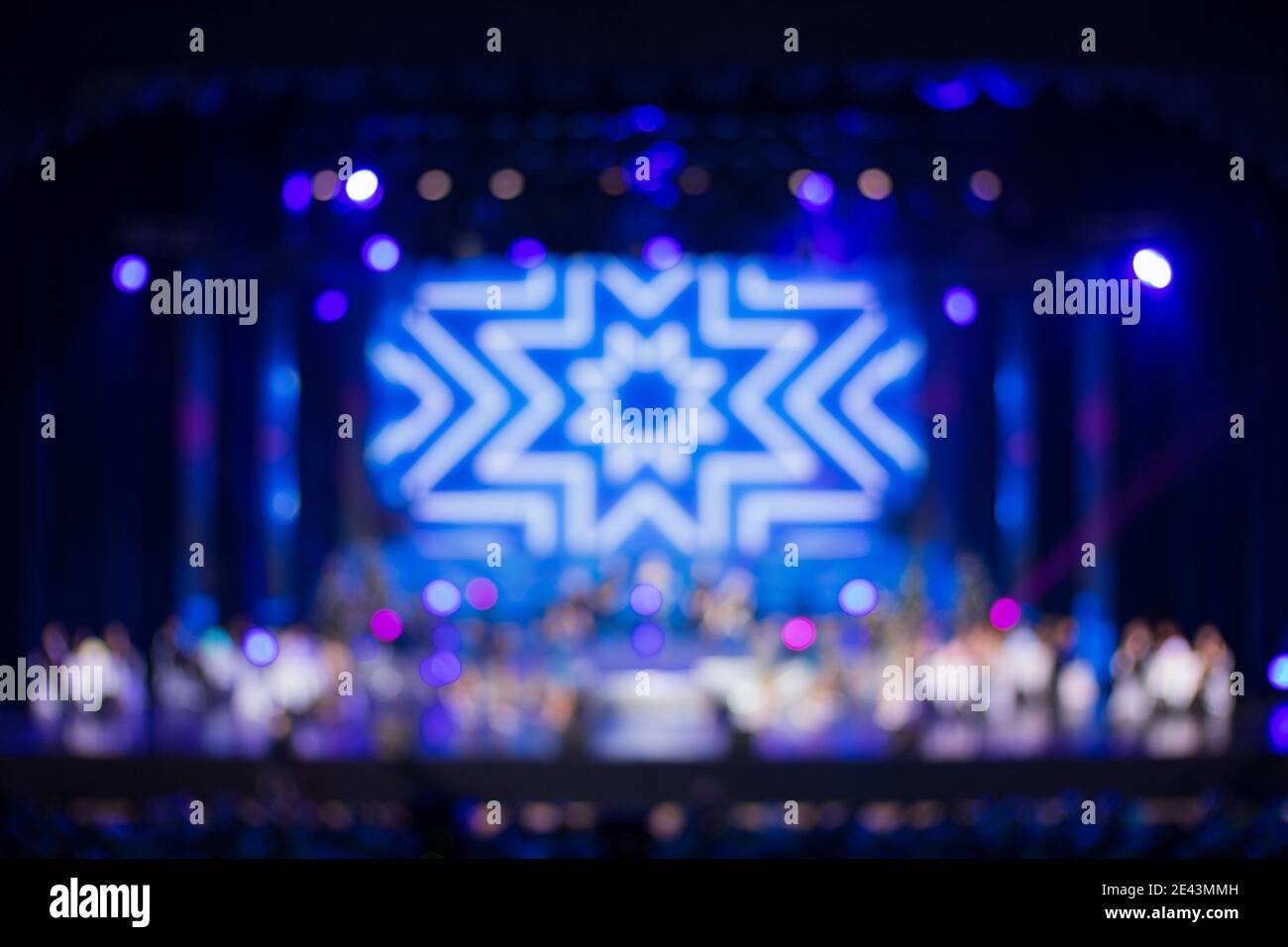 Texture blur and defocus, background for design. Stage light at a ...