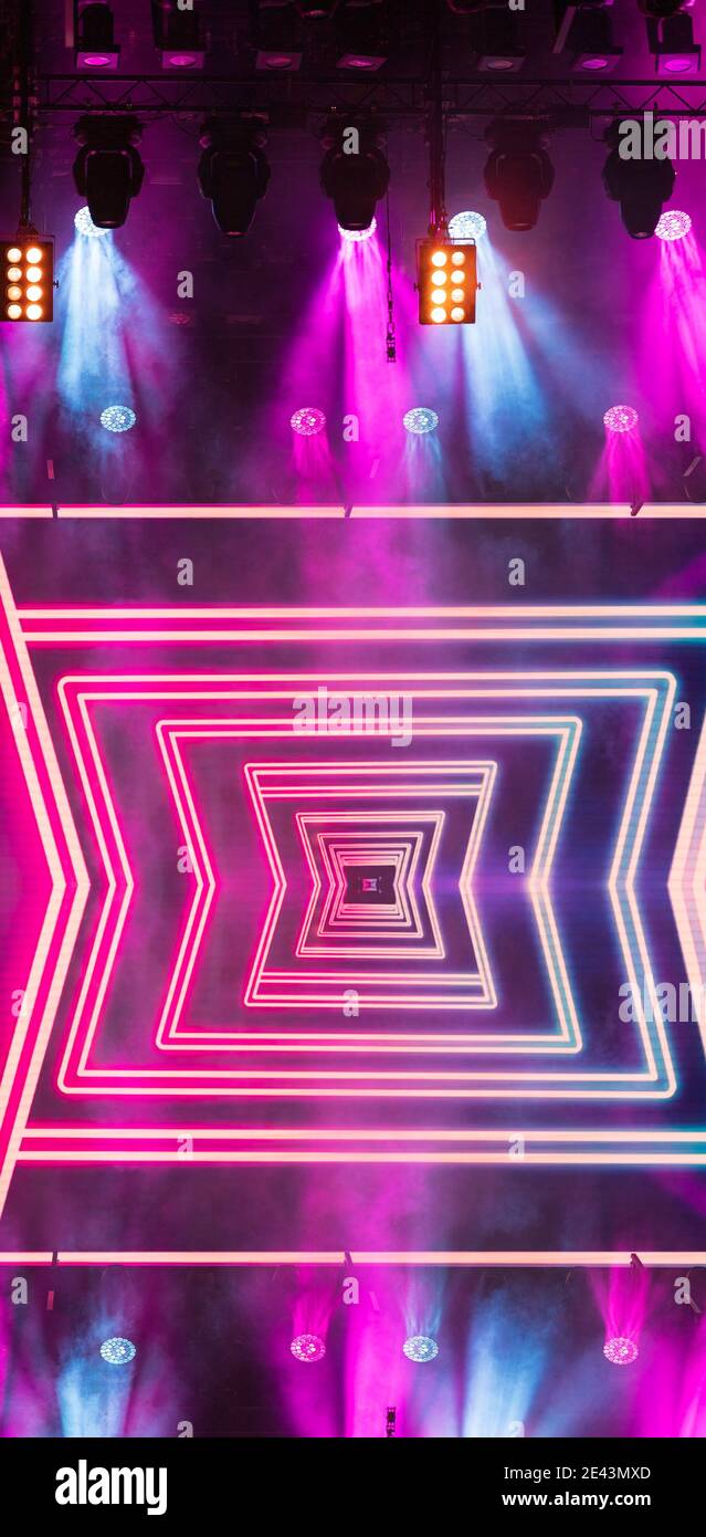 Abstract texture background for design. Stage light and smoke on stage ...