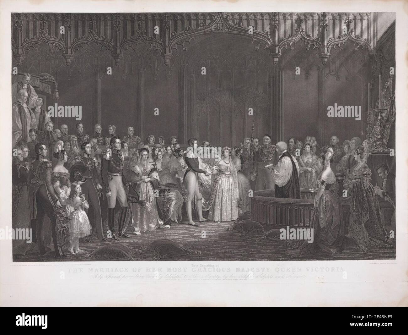 Charles E. Wagstaff, 1808â€“, The Marriage of Her Most Gracious Majesty ...