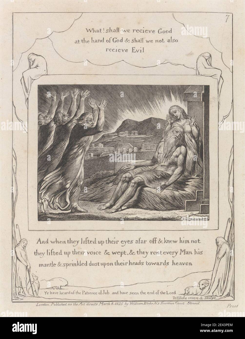 William Blake, 1757â€“1827, British, Illustrations of the Book of Job ...