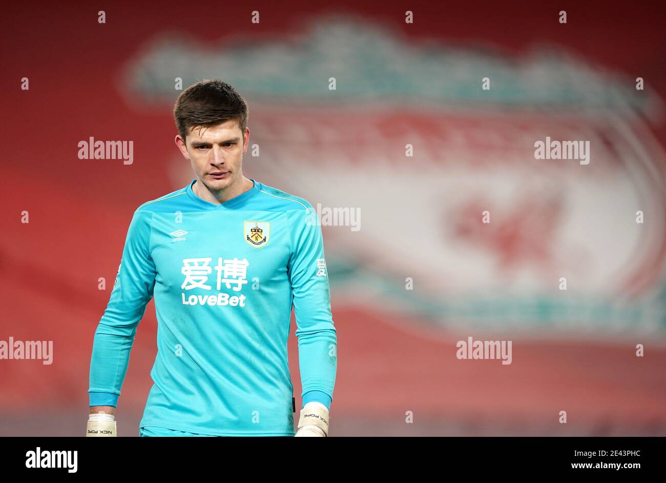 Liverpool burnley 2021 anfield hi-res stock photography and images - Alamy