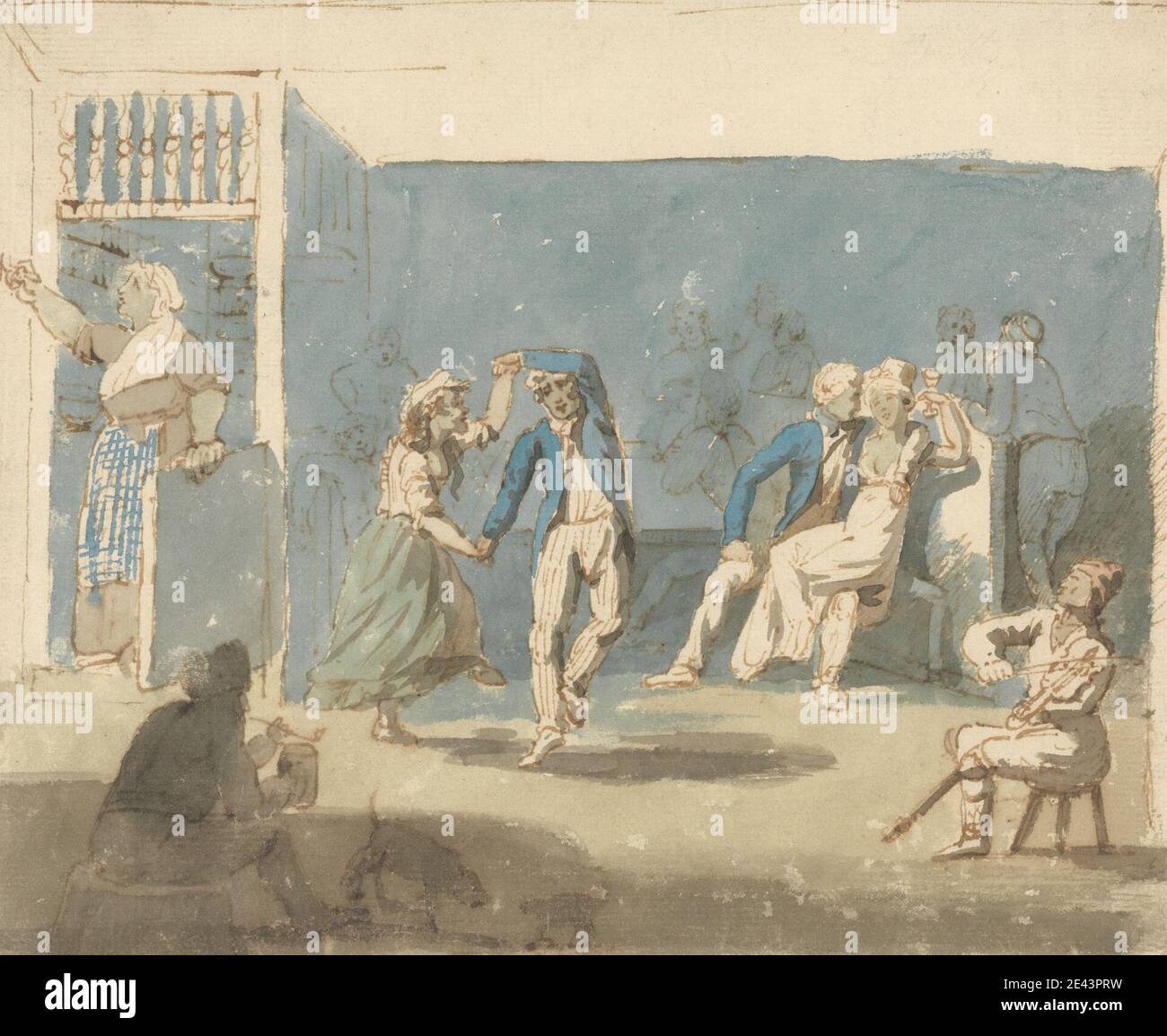 Attributed to George Shepherd, active 1782â€“1830, An Evening Ashore ...