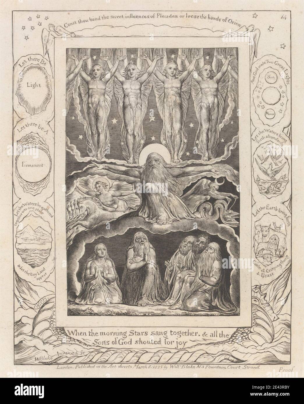 William Blake, 1757â€“1827, British, Illustrations of the Book of Job ...
