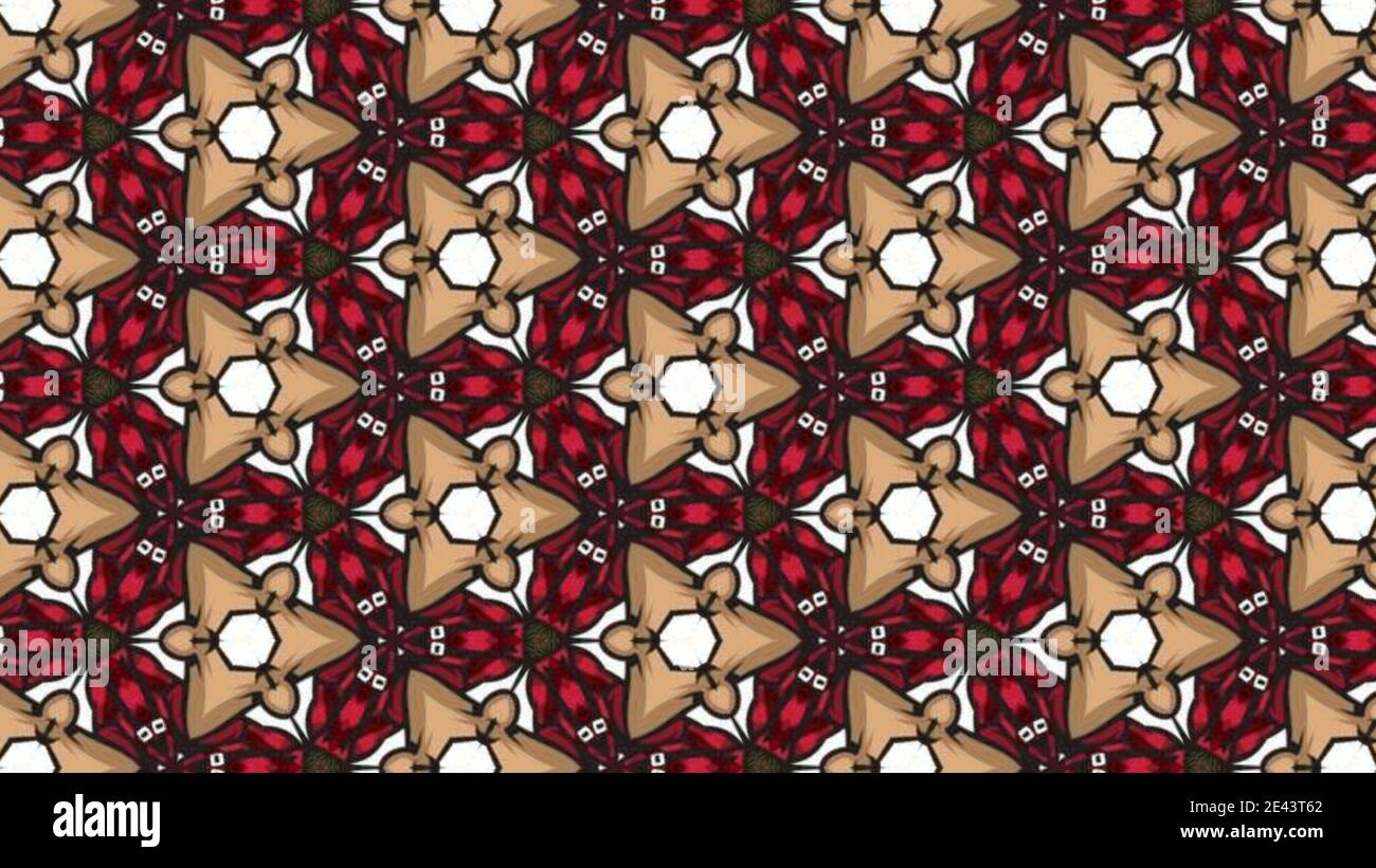 Illustration of yellow and dark red triangles with white outlines Stock ...