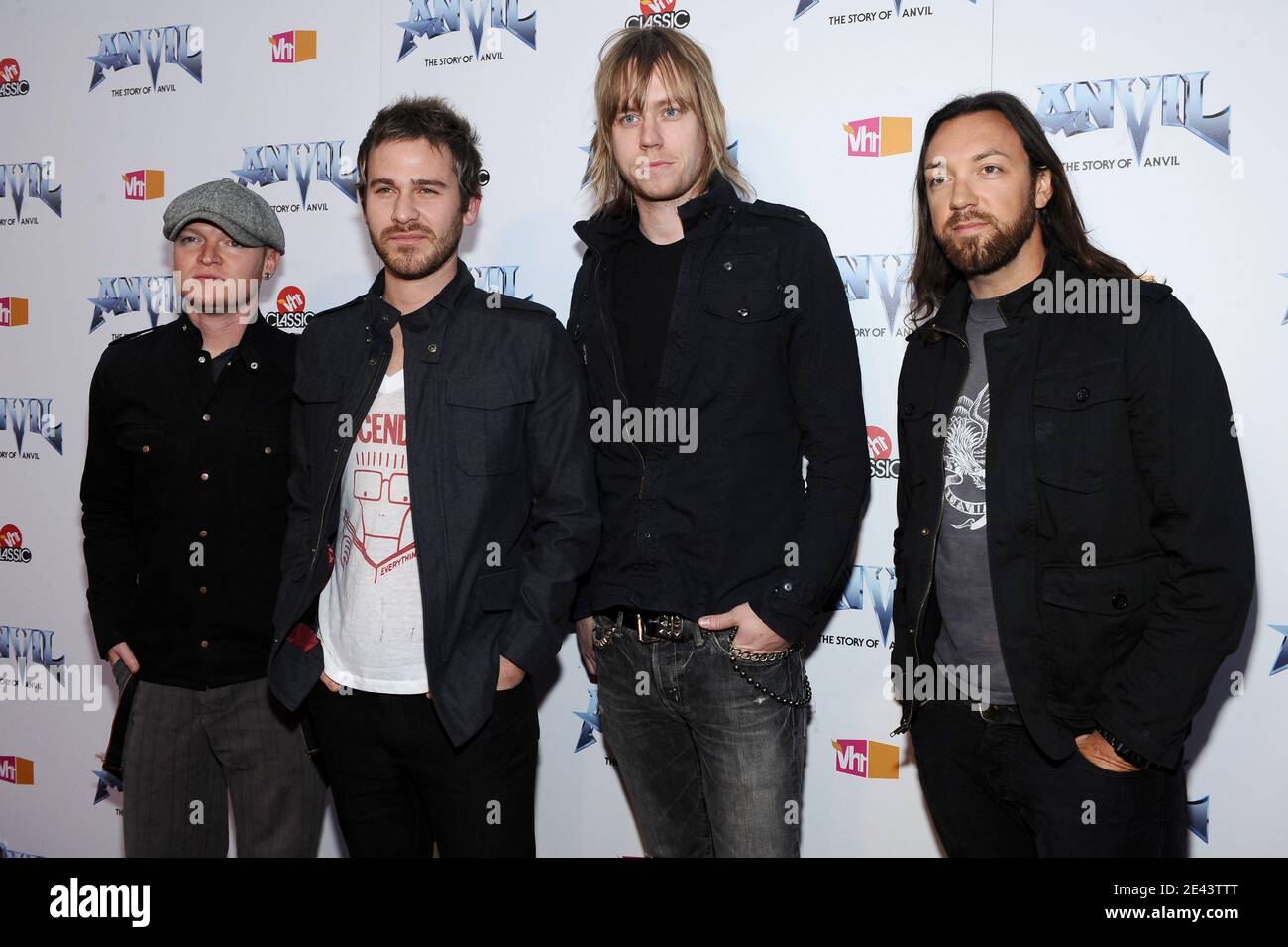 Members of the band Lifehouse arriving at the premiere of 'Anvil! The ...
