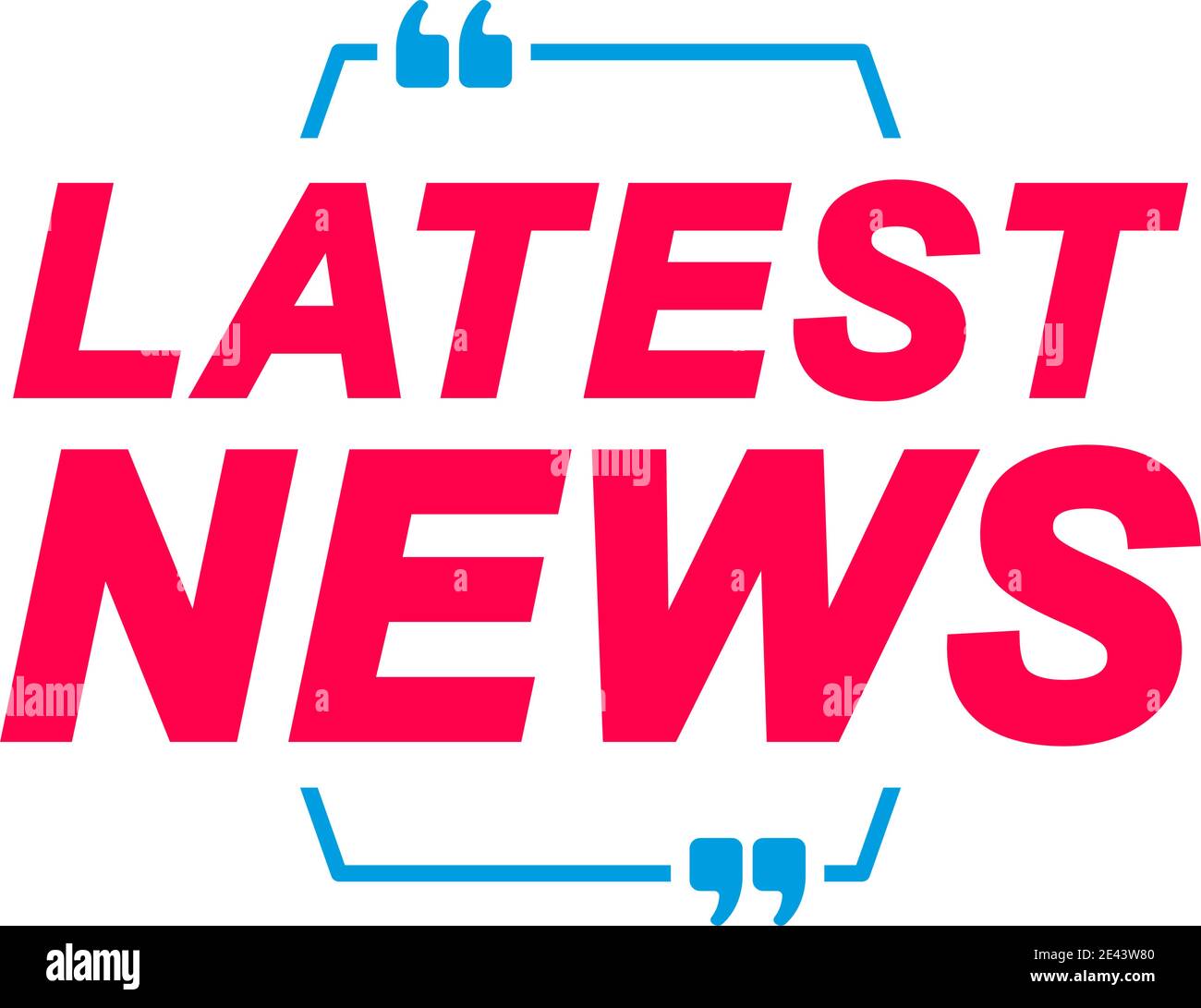 Latest News labels. Speech bubbles and marketing sticker Stock Vector ...