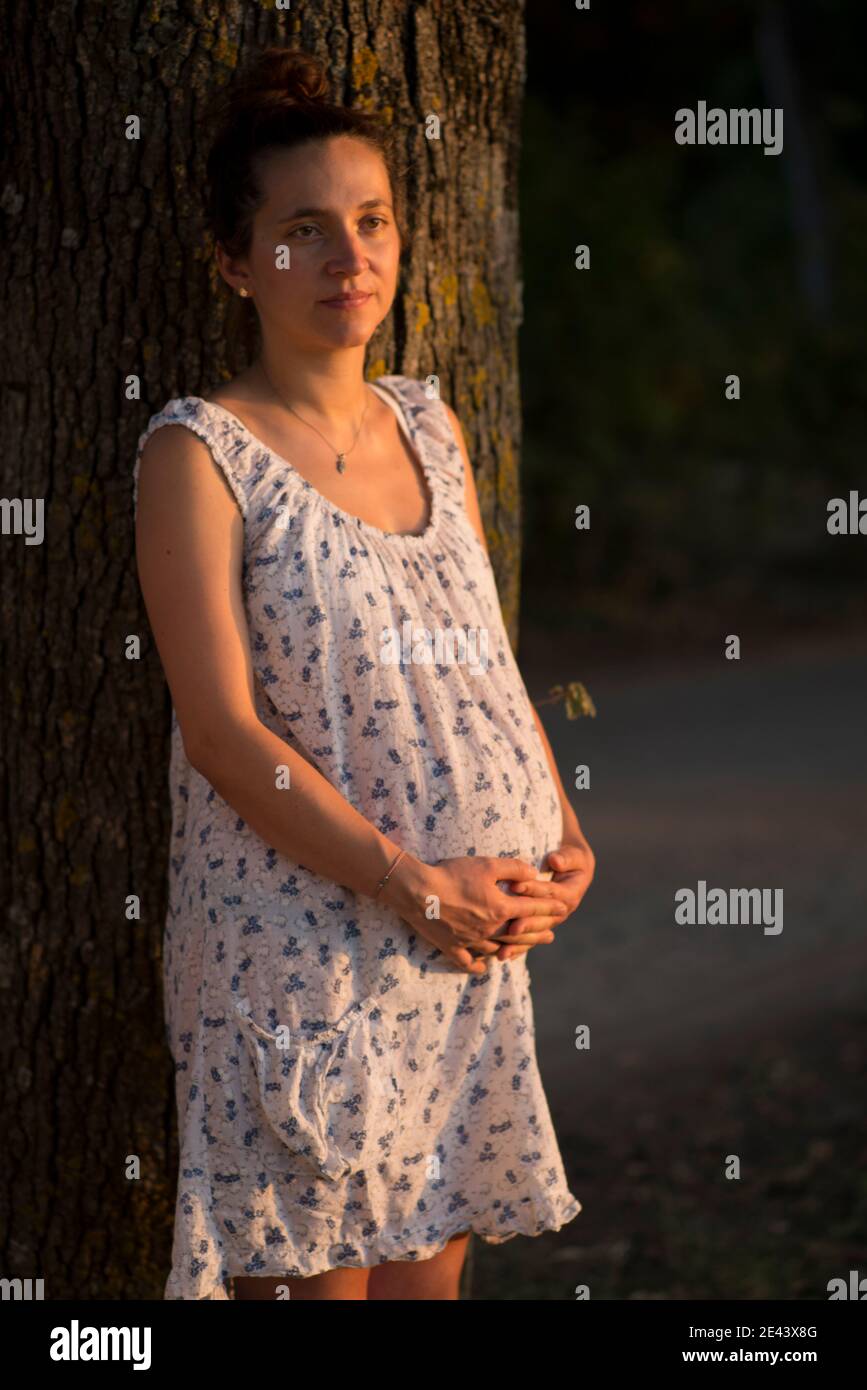 Pregnant female model hi-res stock photography and images - Alamy