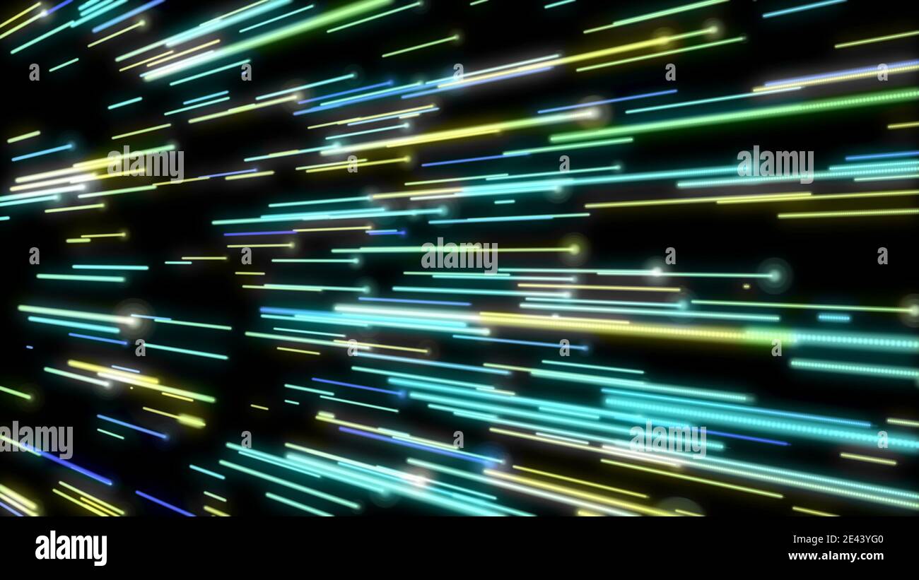 Abstract Creative Particles space bokeh and glowing stars background ...