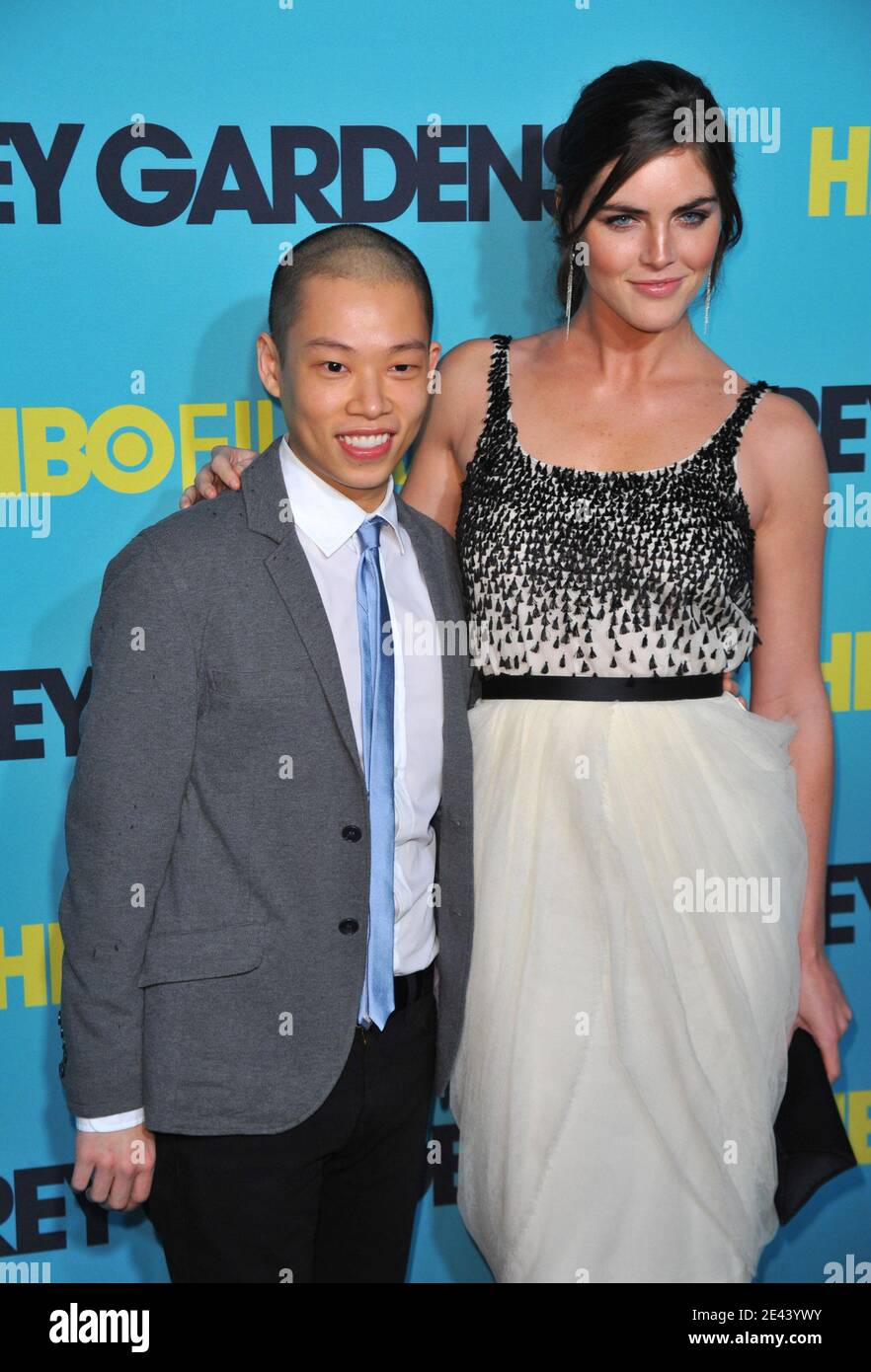 Designer Jason Wu and guest arriving at the HBO Films premiere of 'Grey ...