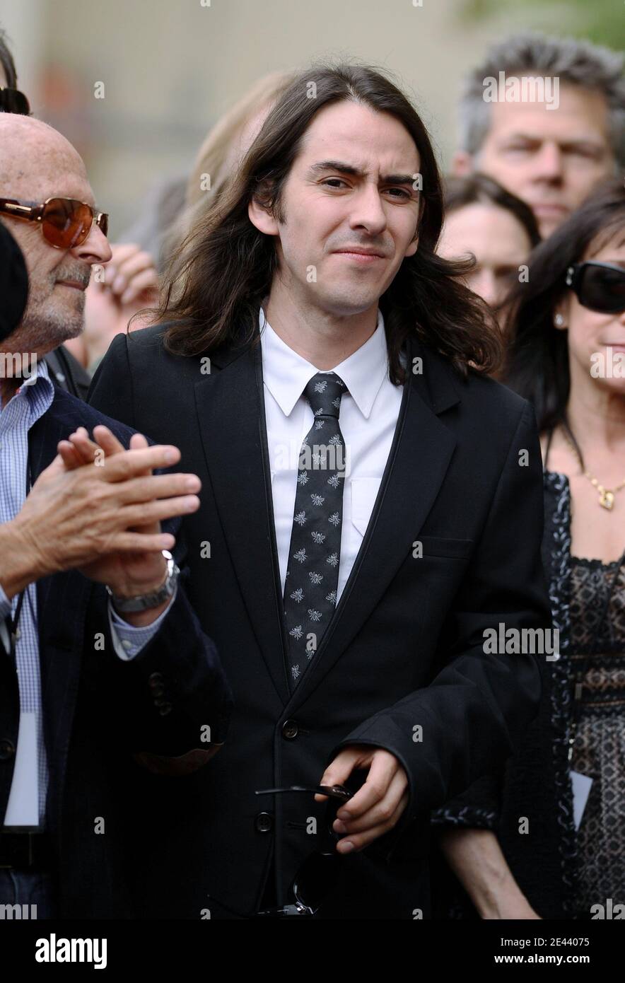 Dhani Harrison at a ceremony to honor posthumously Beatles legend ...