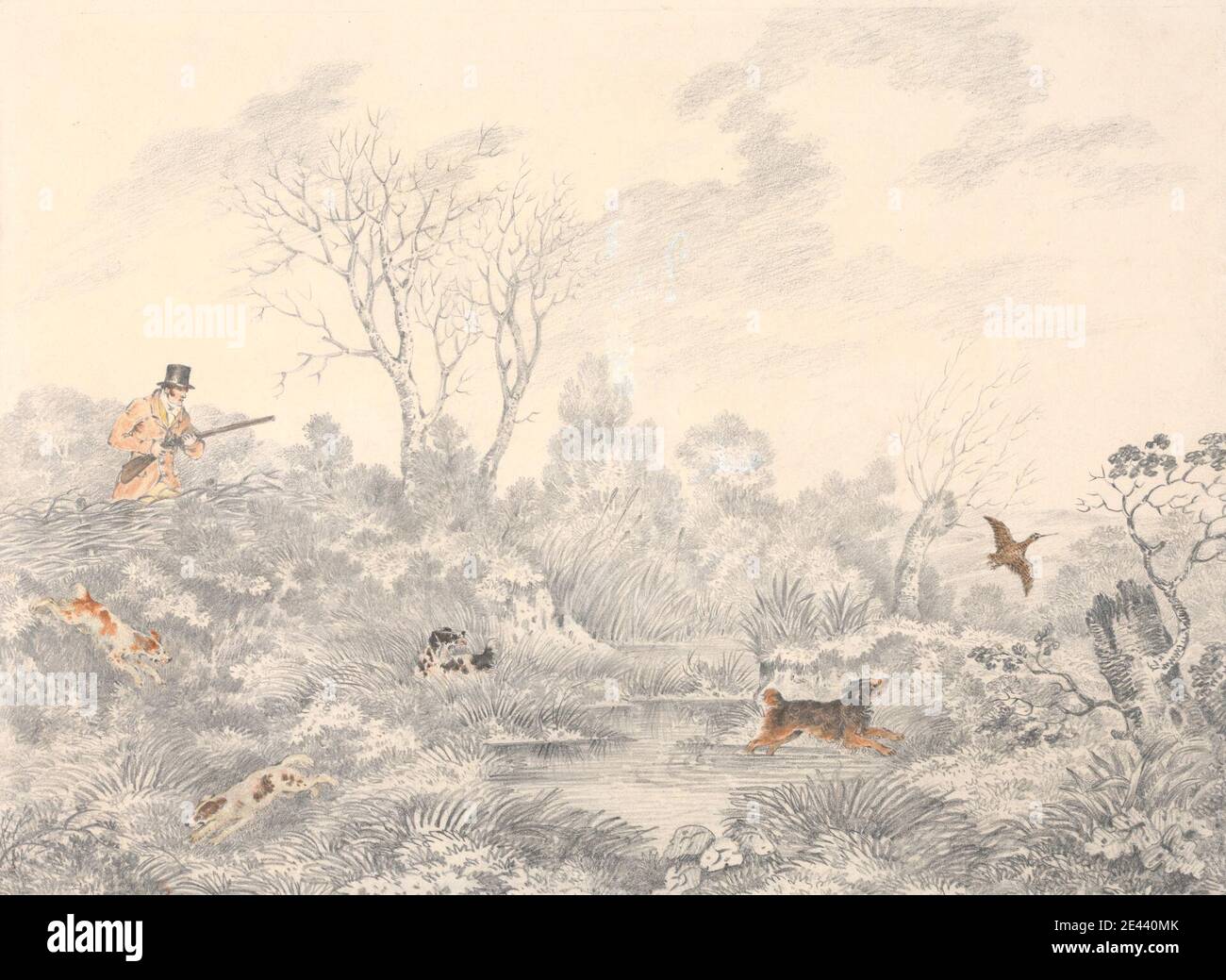 Henry Thomas Alken, 1785â€“1851, British, Snipe Shooting, undated ...