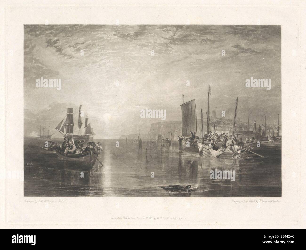Print made by Thomas Goff Lupton, 1791â€“1873, British, Sunrise ...