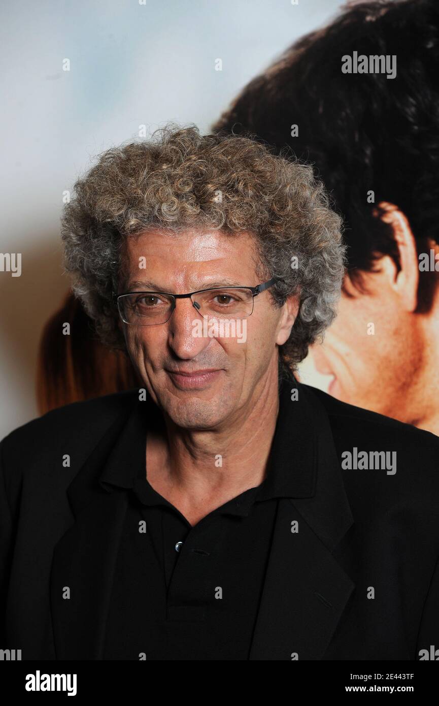 Director Elie Chouraqui arriving at the premiere of 'Celle que j'aime ...