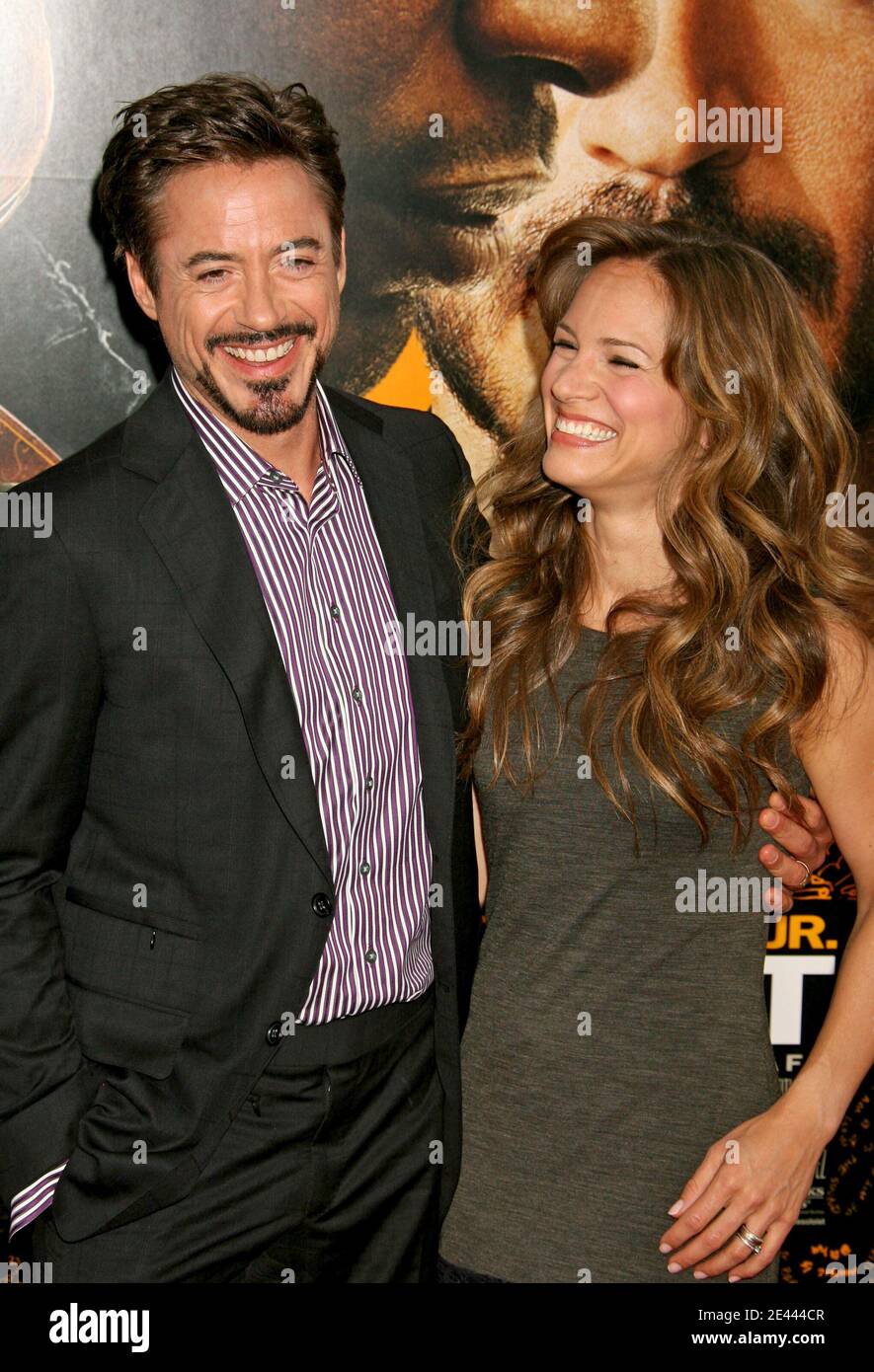 Robert Downey Jr. and Susan Levin arrive at The Soloist, Los Angeles ...