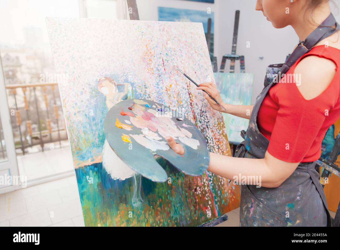 Cropped shot artist drawing hi-res stock photography and images - Alamy