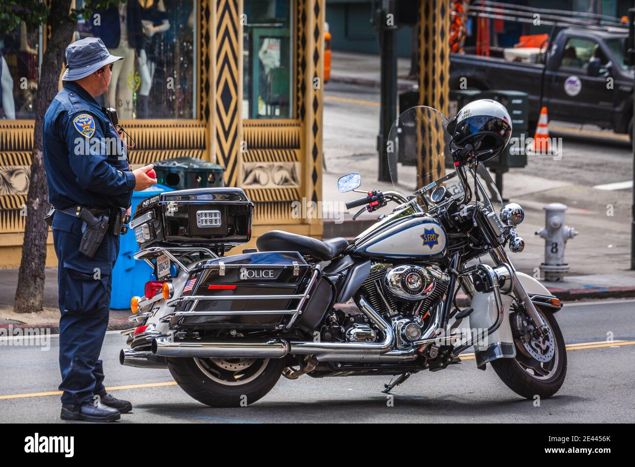 San francisco police motorcycle hi-res stock photography and images - Alamy